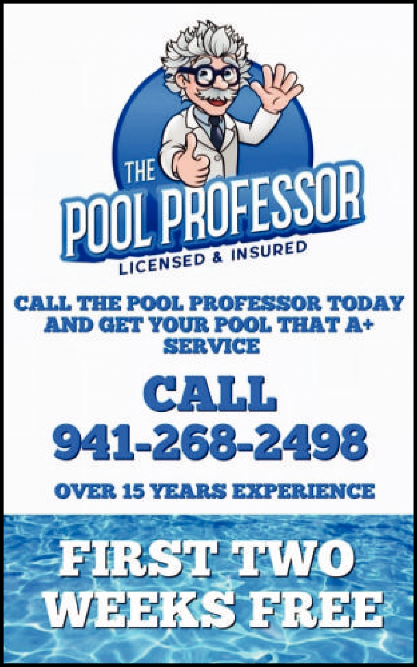 Call The Pool Professor Today And Get Your Pool That A+ Service, The ...
